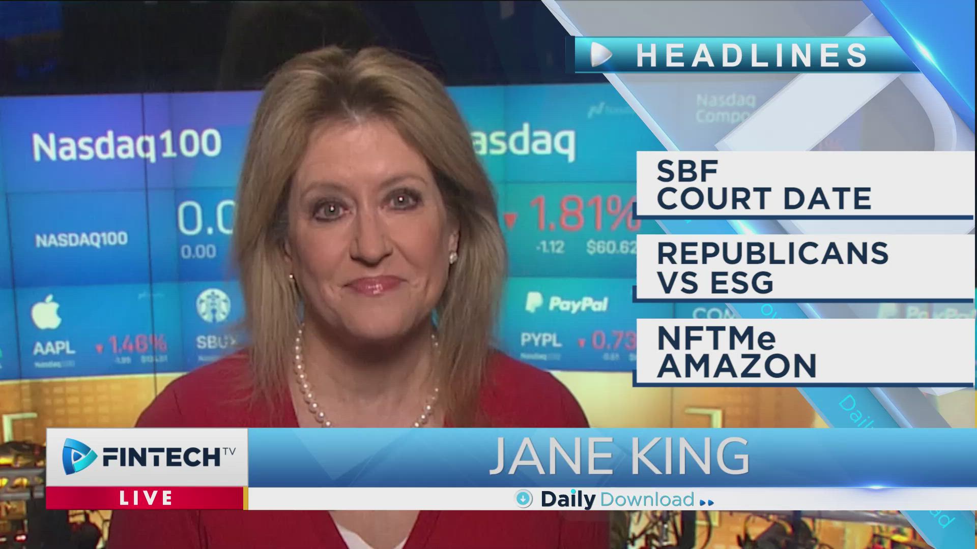 SBF Court Date, Republicans vs ESG, Republicans vs ESG | FINTECH.TV